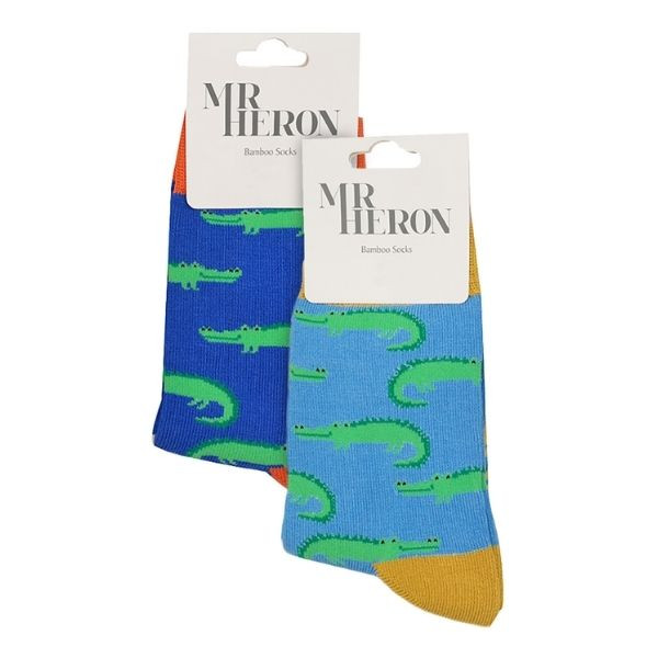 Mr Heron Boys 2 Pack Bamboo Socks CROCS - Gifyu
