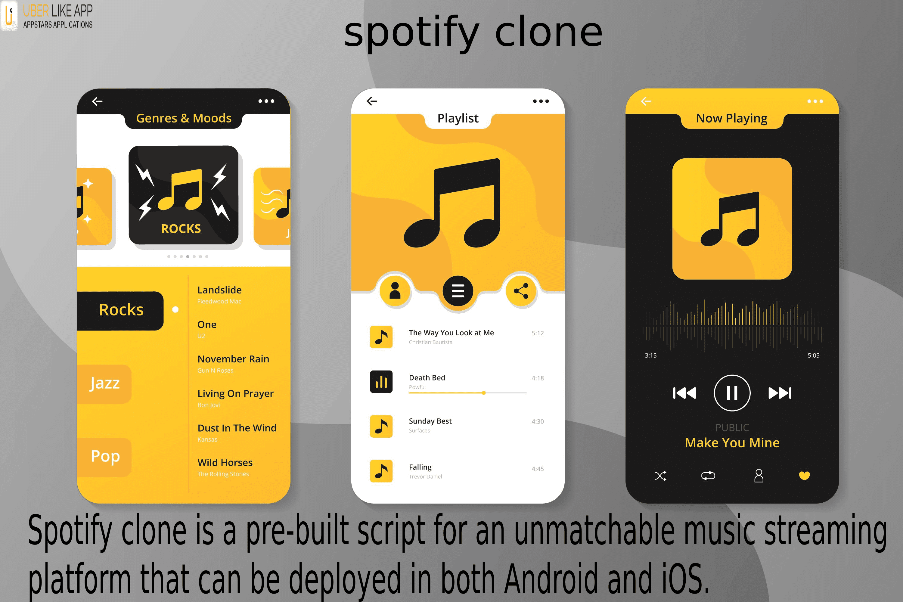 spotify clone | app like spotify - Gifyu